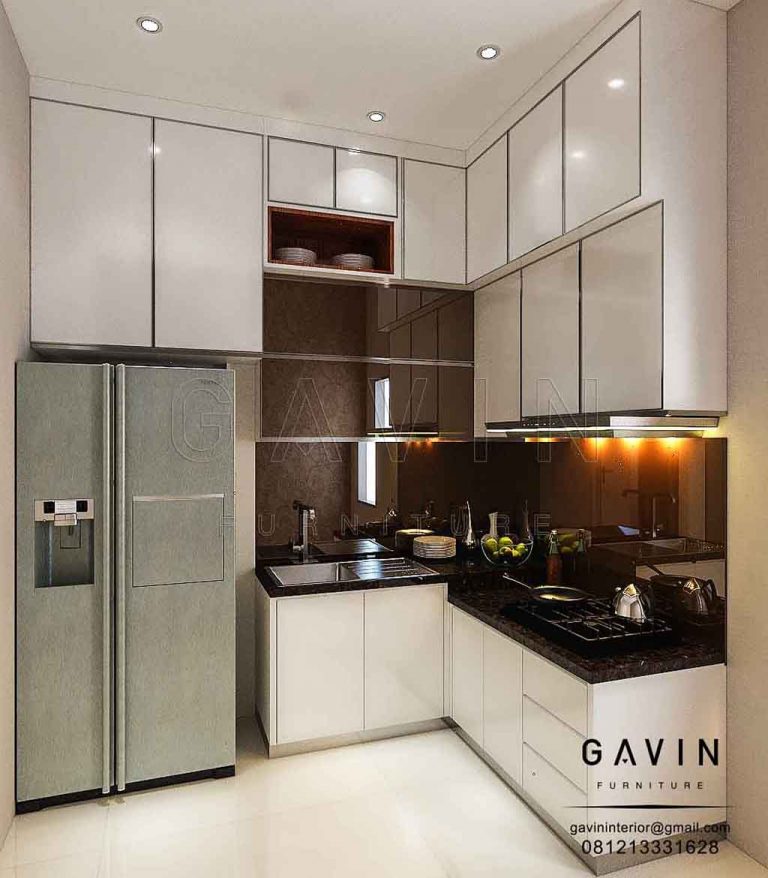 Lemari Dapur Backplash Cermin Project Latumenten - Kitchen set ...