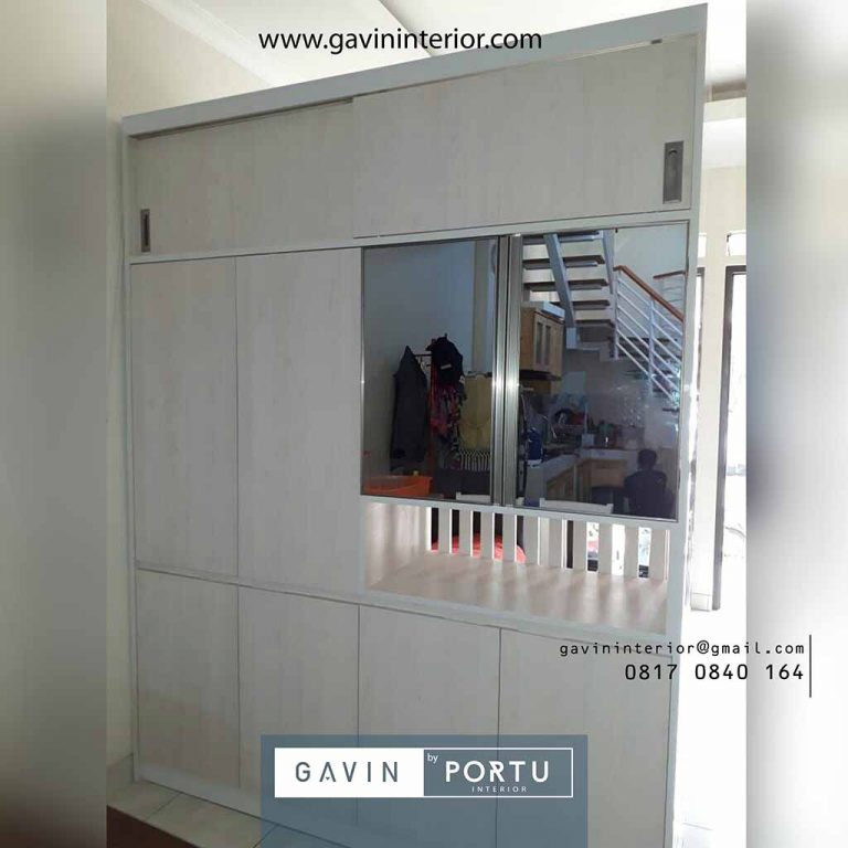 Review Partisi Ruangan Tamu Graha Raya Pondok Jagung Tangsel - Kitchen ...